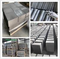 China High Temperature Isostatic Pure Irregular Graphite Block for Temperature Environments for sale
