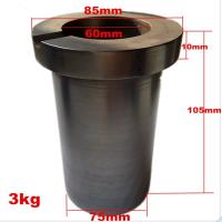 China Single Ear Graphite Clay Crucible for Smelting Gold Silver Metal at High Temperatures for sale