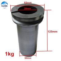 China High Purity Pyrolytic Carbon Crucible for Induction Furnace Refractory 3kg 4kg 5kg for sale