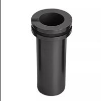 China High Purity Pyrolytic Carbon Crucible for Induction Furnace Refractory 3kg 4kg 5kg for sale