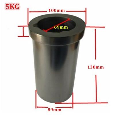 China Heat Resisting 5kg Gold Induction Graphite Crucible Fine Structure for Direct Supply for sale