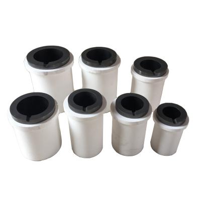 China Refractory Foundry Casting Graphite Crucible with Quartz Coat Long Service Time Guaranteed for sale