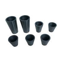 China Melting Graphite Crucible for Electric Furnaces 85mm Top Diameter High Purity Material for sale