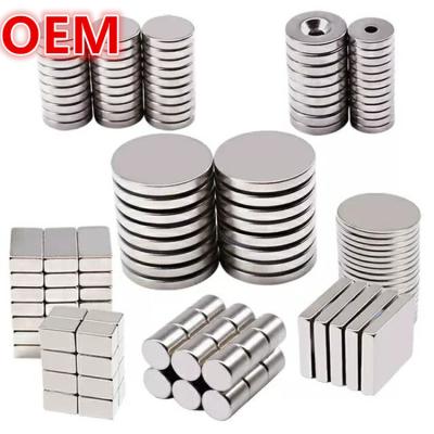 China s N52 N55 Neodymium Magnet with Super Magnetic Strength and Nickel-Cu-Nickel Coating for sale