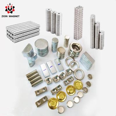 China Gold Coating Permanent Neodymium Magnets N35 N38 N40 N42 N45 N48 N50 N52 for Industrial for sale