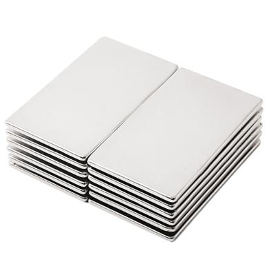 China N35 to N52 Grade Ultra Thin Sintered Neodymium Block Magnets with Strong Performance for sale