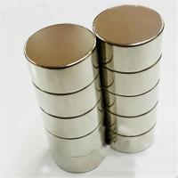 China Powerful 1000 2000 5000 10000 12000 20000 Gauss Disc Neodymium Magnet with 3M Adhesive for sale