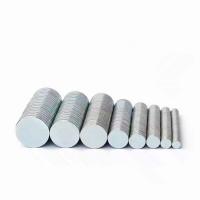 China Industrial Magnet N35 N42 N52 Disc Magnet Golden Through Thickness Neodymium Magnet for sale