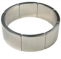 China Largest Block Cuboid N52 Neodymium Magnetic Segment for Motor Acceptable Customized for sale