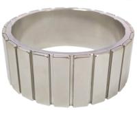 China Largest Block Cuboid N52 Neodymium Magnetic Segment for Motor Acceptable Customized for sale