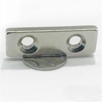 China Acceptable Customized N52 Ndfeb Rare Earth Block Countersunk Neodymium Magnet for sale