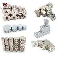China Through Thickness Magnetization N35 Grade Small Round Flat Magnet with Nickel Coating for sale