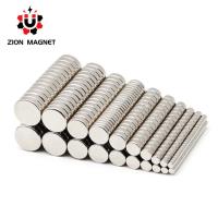 China Tiny Round Neodymium Magnet with /-0.01-0.05mm Tolerance of Rare Earth Materials for sale