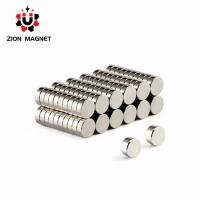 China Tiny Round Neodymium Magnet with /-0.01-0.05mm Tolerance of Rare Earth Materials for sale