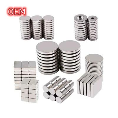China Top Grade Rare Earth Neodymium NdFeB Magnet Round Tolerance ±5% Grade N35SH-N45SH for sale