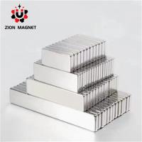 China Custom Coatings Square Block Permanent Neodymium Magnet for Industrial N35SH-N45SH Grade for sale