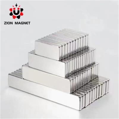 China Custom Coatings Square Block Permanent Neodymium Magnet for Industrial N35SH-N45SH Grade for sale