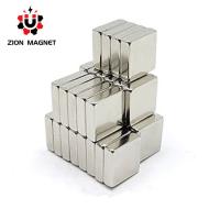 China Custom Coatings Square Block Permanent Neodymium Magnet for Industrial N35SH-N45SH Grade for sale