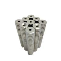 China Splendid Neodymium Round Magnets with Hole Top Grade Tolerance /-0.01-0.05mm and Rotors for sale