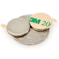 China Industrial Magnet Neodymium Disc Magnets with 3m Adhesive The Perfect Industrial Choic for sale