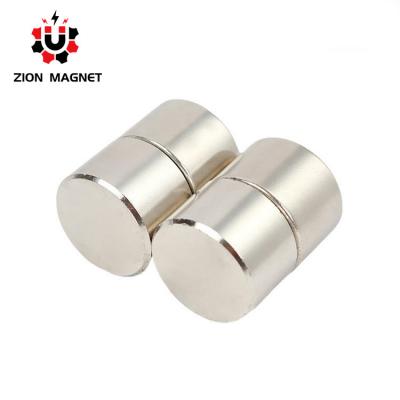 China Customized Magnetization Direction N33 N52 Neodymium Cylindrical Magnet for Industrial for sale