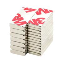 China Directly Permanent Adhesive Magnet Round Rectangular Shape Through Thickness Sample for sale