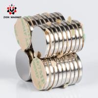 China Industrial Magnet 3M Self-Adhesive N35 NdFeB Magnet Disc for 's Top-Selling Sensors for sale