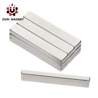 China 2022 Good N33 N52 Permanent Rare Earth Neodymium Block Magnet with Nickel Coating for sale
