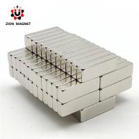 China 2022 Good N33 N52 Permanent Rare Earth Neodymium Block Magnet with Nickel Coating for sale
