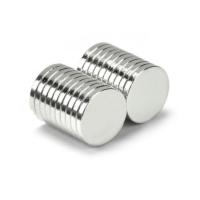 China Rare Earth Grade N35H-N48H Neodymium Magnetic Thin Disc Magnets with Powerful Strength for sale