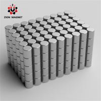 China Super Strong Neodymium Magnets Small Cylindrical Magnetic Magnetized Through Thickness for sale