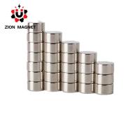 China Super Strong Neodymium Magnets Small Cylindrical Magnetic Magnetized Through Thickness for sale