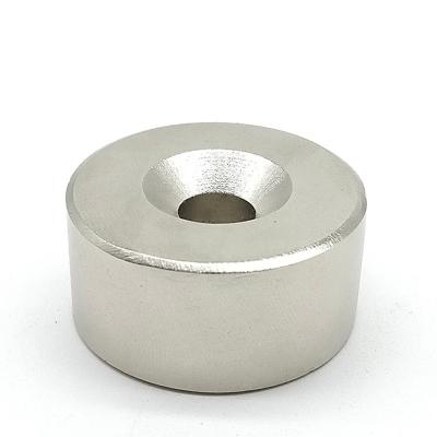 China Professional Customized Disc Countersunk Neodymium Magnet with N52 Super Strong Force for sale