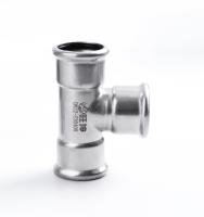 China 16mm Stainless Steel Press Fittings 304 316L with 15-100mm Diameter Range and 1.0-2.0mm Thickness Options for sale
