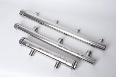 China Stainless Steel Water Distribution Manifold - 15-100mm OD, 1.0-2.0mm Wall Thickness, 316 Grade for sale