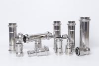 China 1/2 Inch to 2 Inch Stainless Steel Press Fittings - 2000 psi Pressure Rating, 450°F Temperature Range for sale