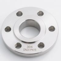 China Round Stainless Steel Flat Flange DN15-DN2000 in SS304/SS316 Grades for Industrial Piping Systems for sale