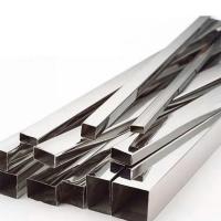 China Welded Stainless Steel Square Tube 20x20mm to 200x200mm with 0.1-50mm Thickness for Industrial Applications for sale