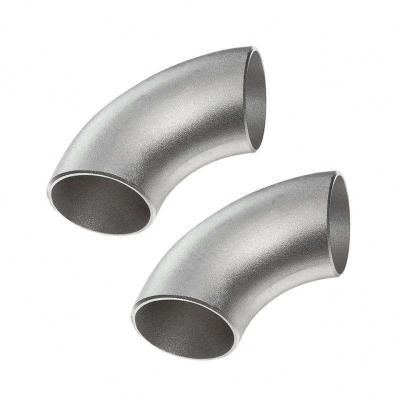 China Stainless Steel 90 Degree Elbow Fitting in 304/316L Grade for 150-2500 Pressure Systems for sale