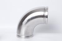 China 304/316 Stainless Steel Grooved Fittings 15-100mm OD 1.0-2.0mm Thickness for Heating Piping Systems for sale