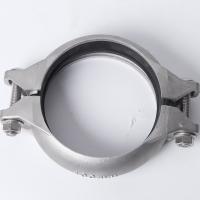 China 304 Stainless Steel Grooved Coupling Clamp for HVAC Systems - 15mm to 100mm Diameter, 50,000mm Length for sale