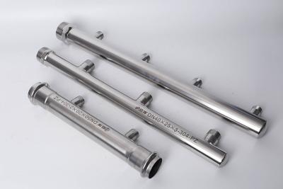 China Round 304 Stainless Steel Manifold Pipe 15-100mm OD with 1.0-2.0mm Thickness for Heating and Water Systems for sale