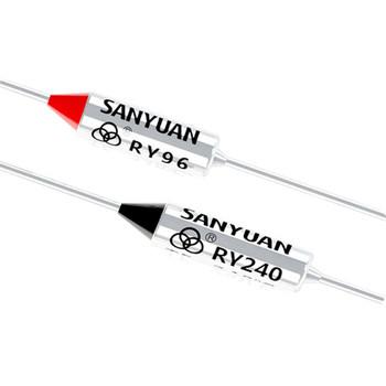 China ZY1 High Voltage Usage and High Breaking Capacity Thermal Cutoff Fuse Components 157C 16A Thermal Fuse for sale