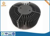 China Anodized Black Aluminum Extrusion Heat Sink Plates 600-2500MT Custom Length for sale