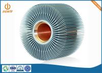 China Anodized Black Aluminum Extrusion Heat Sink Plates 600-2500MT Custom Length for sale