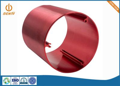 China Cylindrical Round Extruded Aluminum Enclosure Electrical Control Box 25um Anodizing for sale