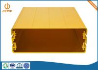 China Golden Anodized Aluminum Extrusion Electronic Enclosure CNC Machined 6000 Series 1.0mm Wall for sale