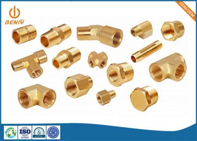 China Brass Connector CNC Precision Turning Parts Walking Cane Components 0.005mm Tolerance for sale