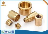 China Brass Connector CNC Precision Turning Parts Walking Cane Components 0.005mm Tolerance for sale