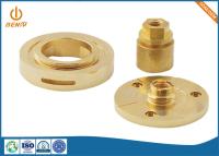 China Custom Red Copper CNC Turning Service High Precision Laser Cutting 0.005mm Tolerance for sale